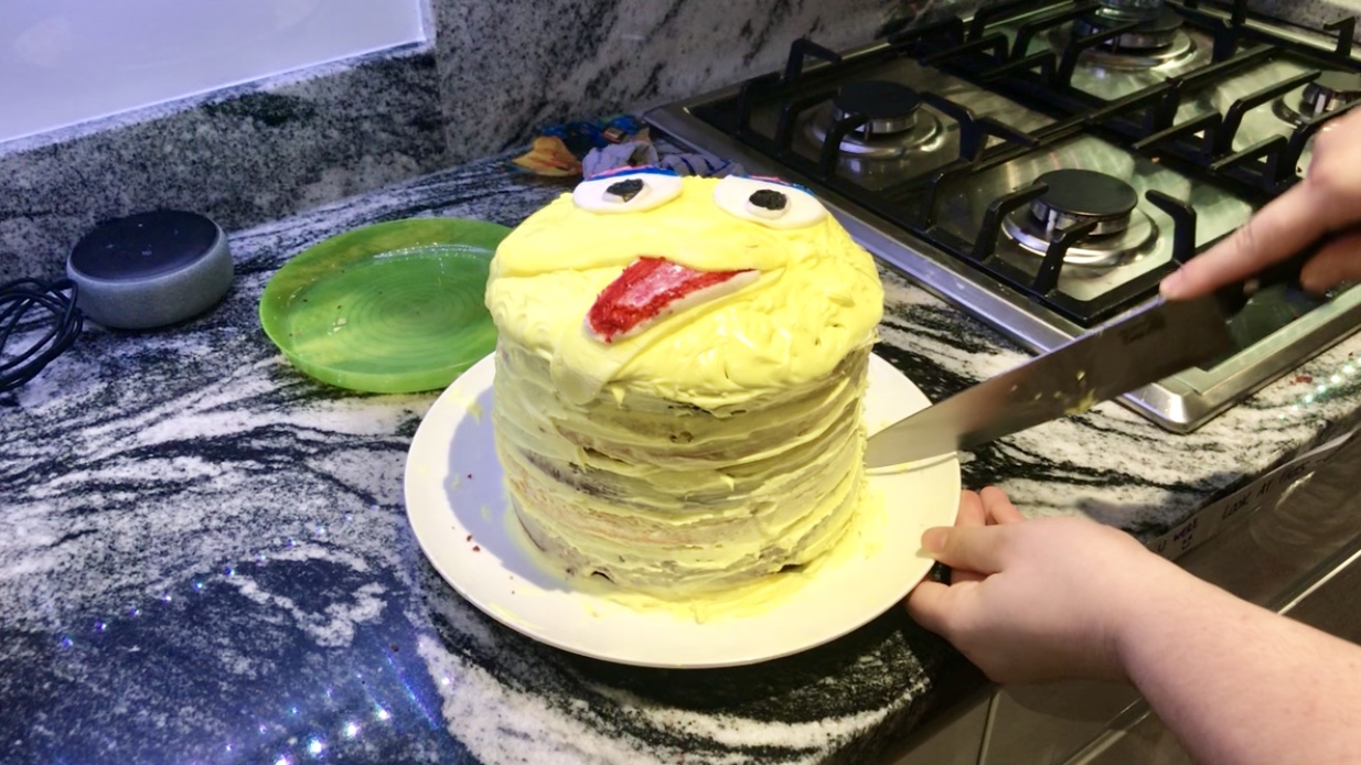 Big Bird cake - The Great British Bake Off