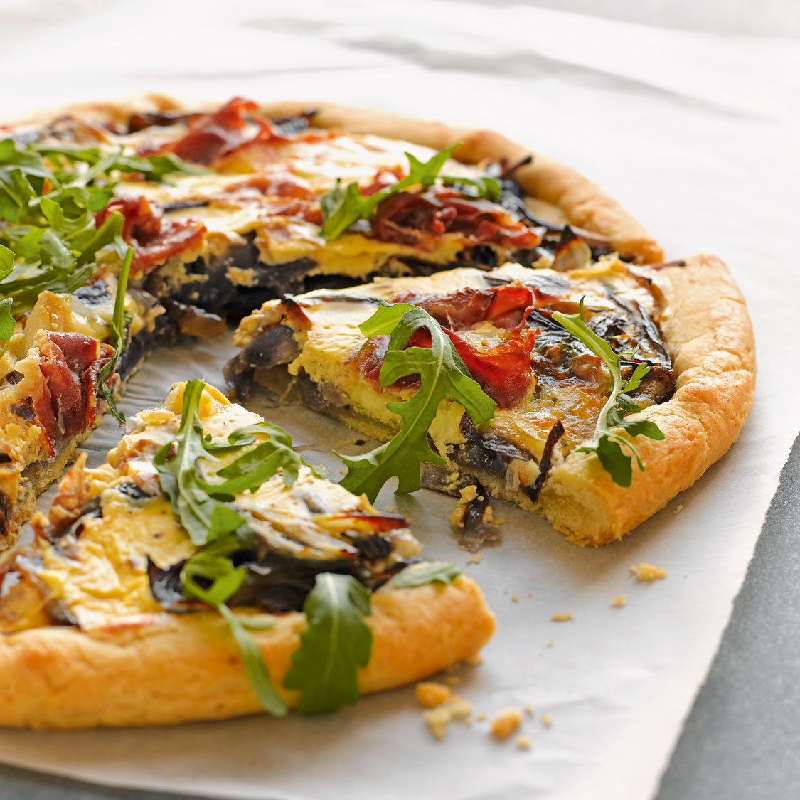 Caramelised Red Onion & Cheese Tart recipe - The Great British Bake Off