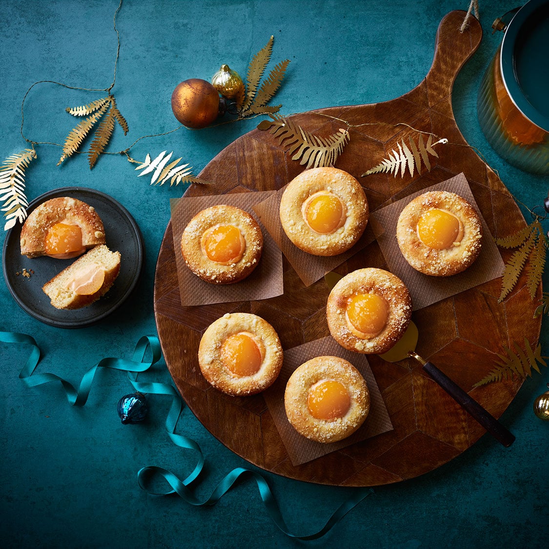 Hermine's Apricot Custard Crumble Buns recipe - The Great British Bake Off