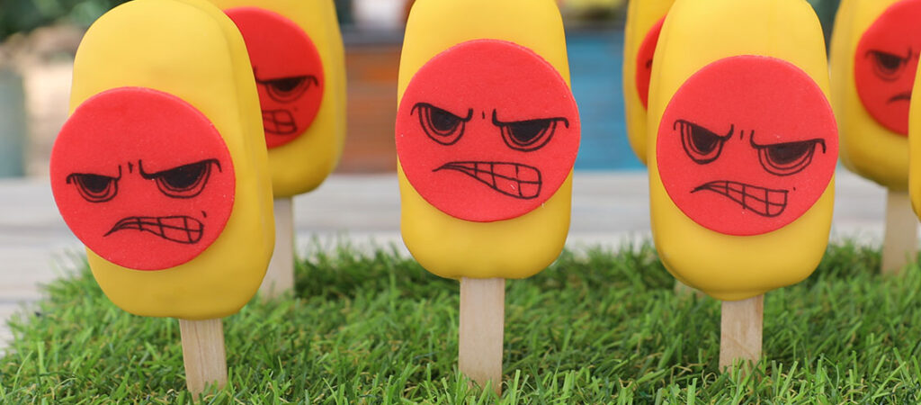 Liam Charles's Angry Face Cakesicles recipe | The Great British Bake Off