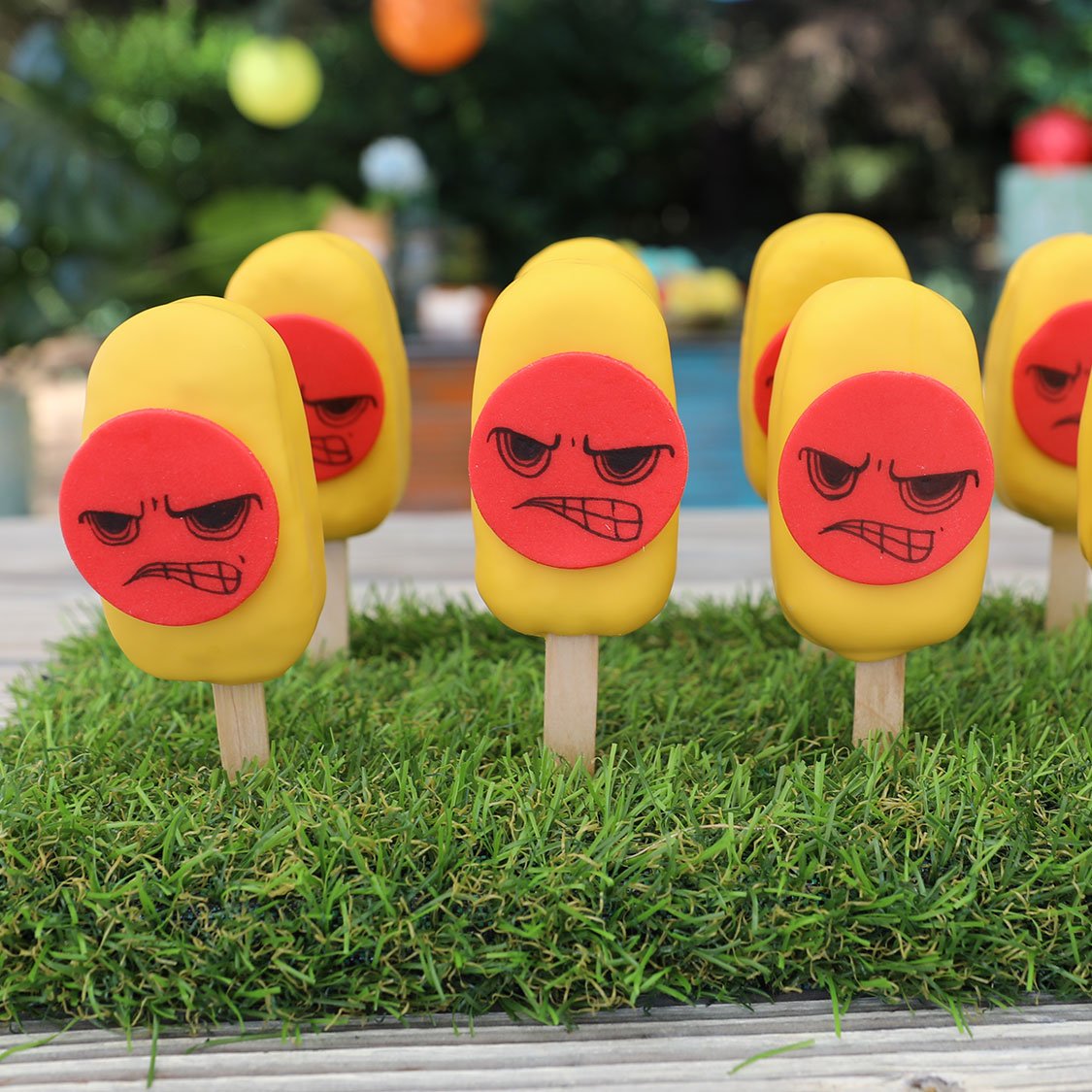 Liam Charles's Angry Face Cakesicles recipe - The Great British Bake Off