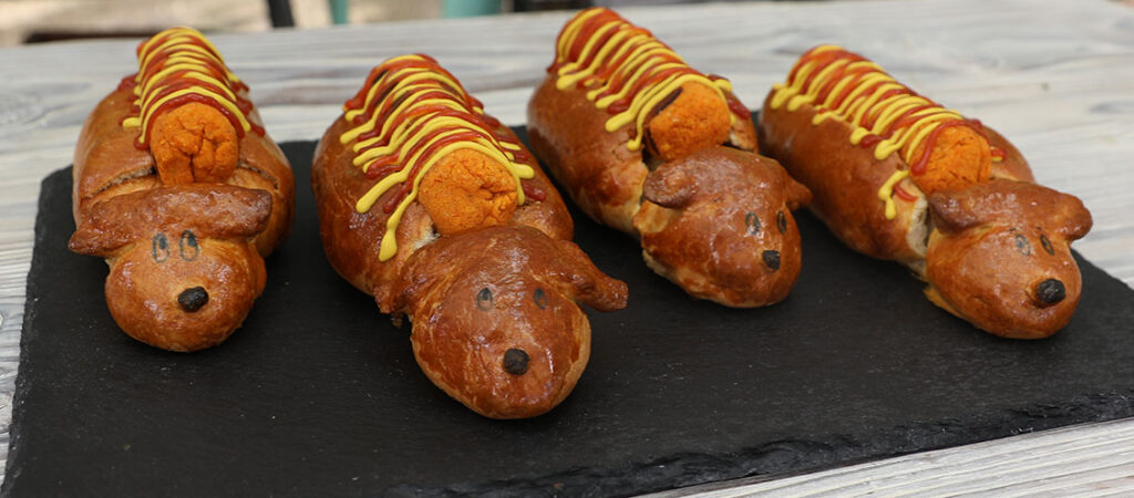 Liam Charles's Sausage Dog Hot Dogs - The Great British Bake Off | The ...
