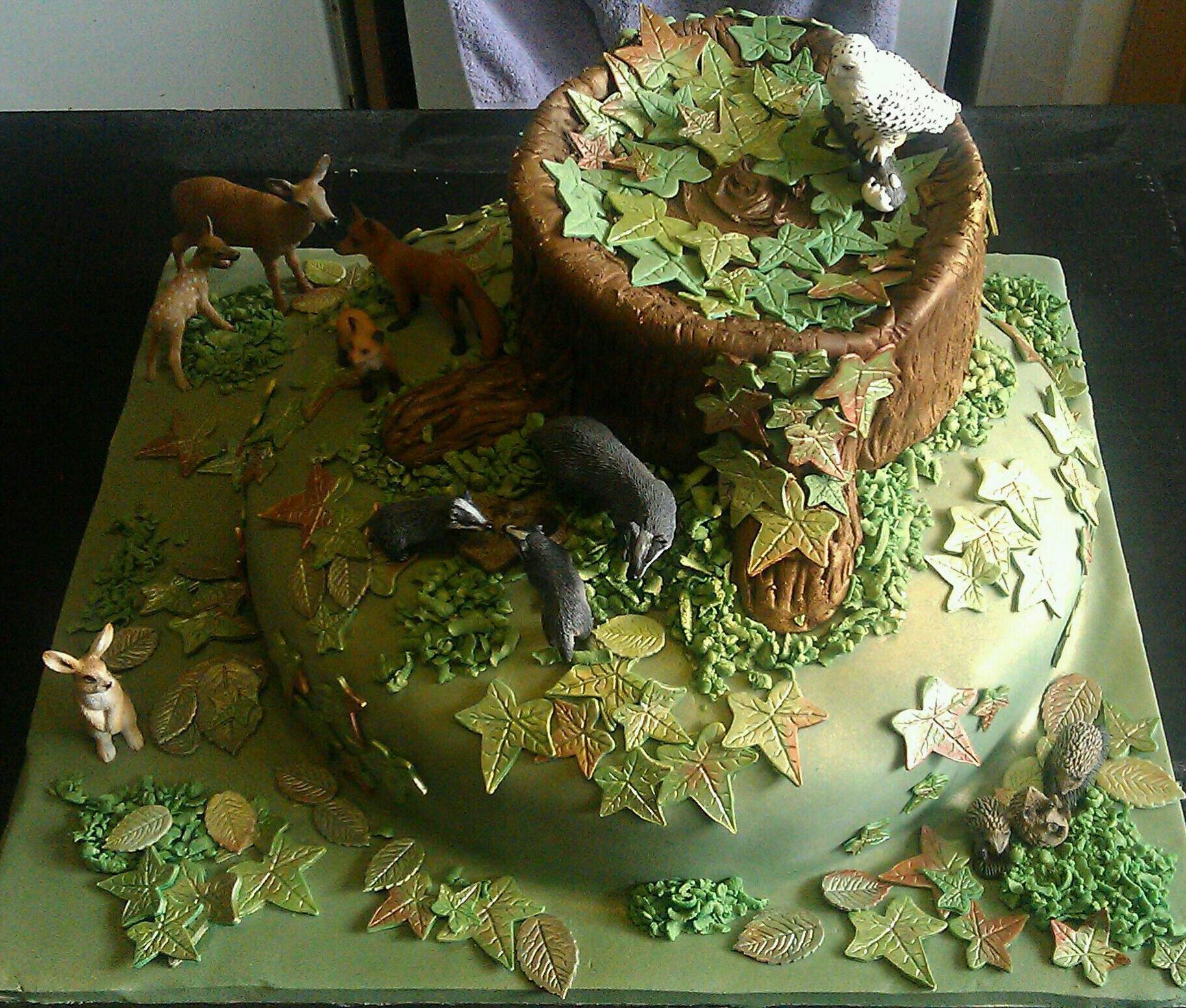 Wildlife Scene - The Great British Bake Off