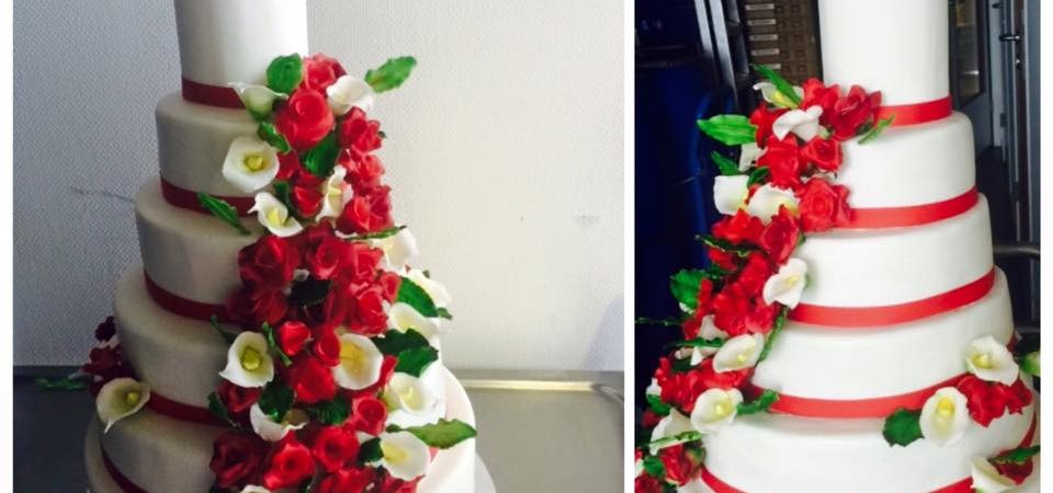 Elegant, classic wedding cake. - The Great British Bake Off | The Great ...