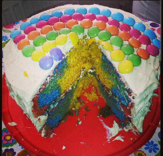 daughter's 2nd birthday cake - The Great British Bake Off