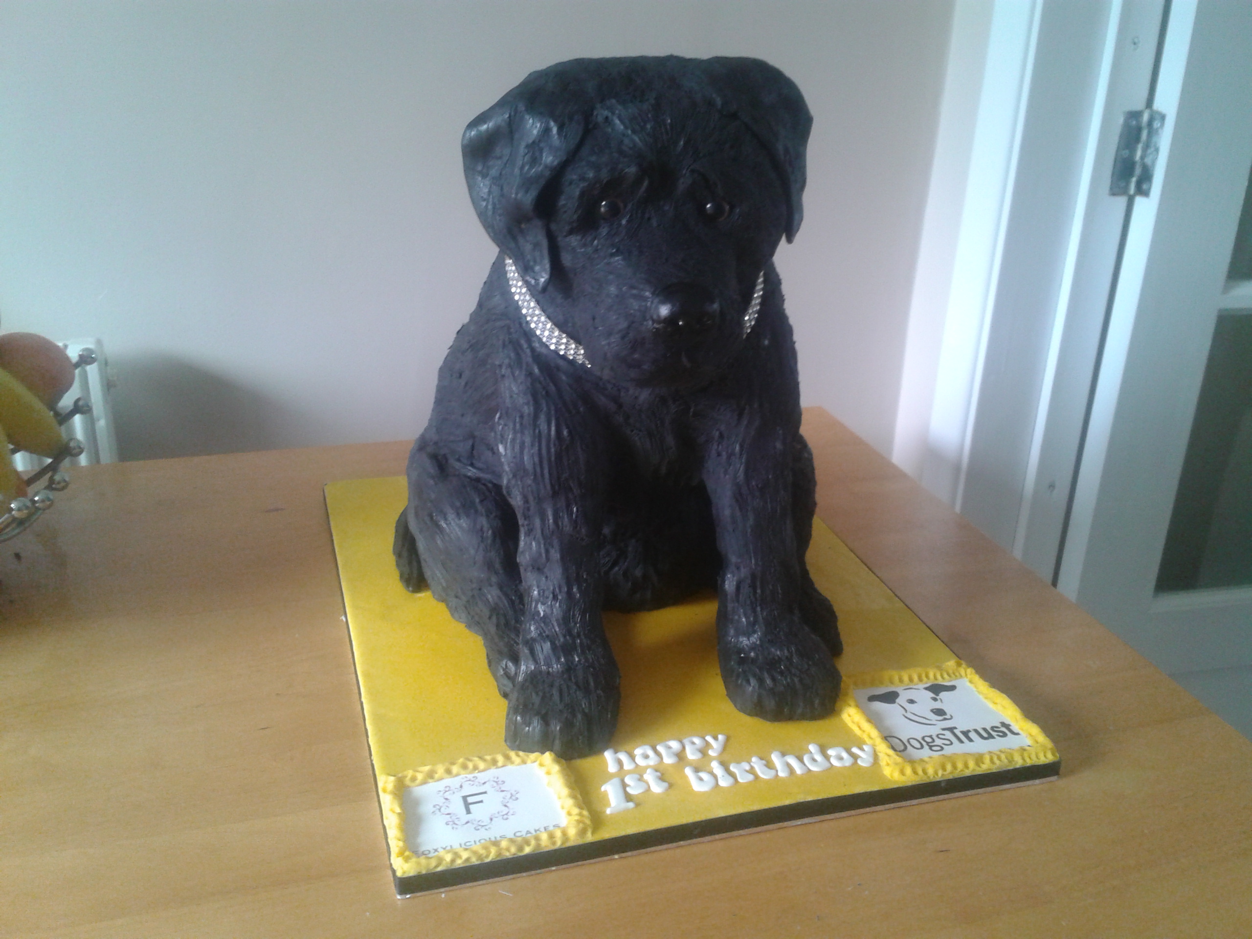 Life size Labrador Puppy Cake - The Great British Bake Off