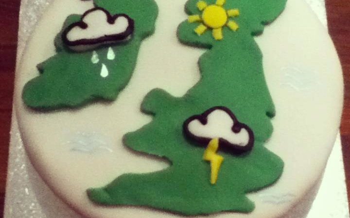 Weather themed cake - The Great British Bake Off | The Great British ...