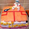 Squash court cake - The Great British Bake Off