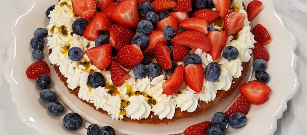 Summer fruit and lemon Genoise - The Great British Bake Off | The Great ...