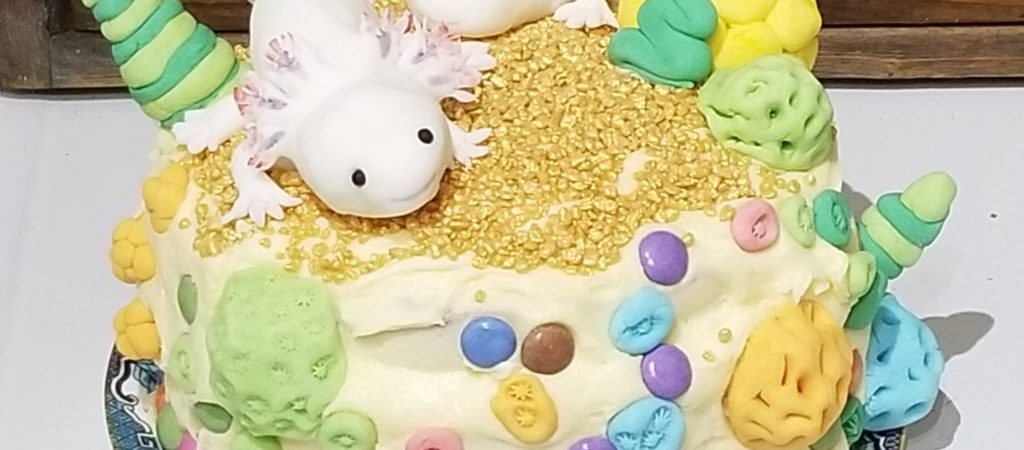 Axolotl cake - The Great British Bake Off | The Great British Bake Off