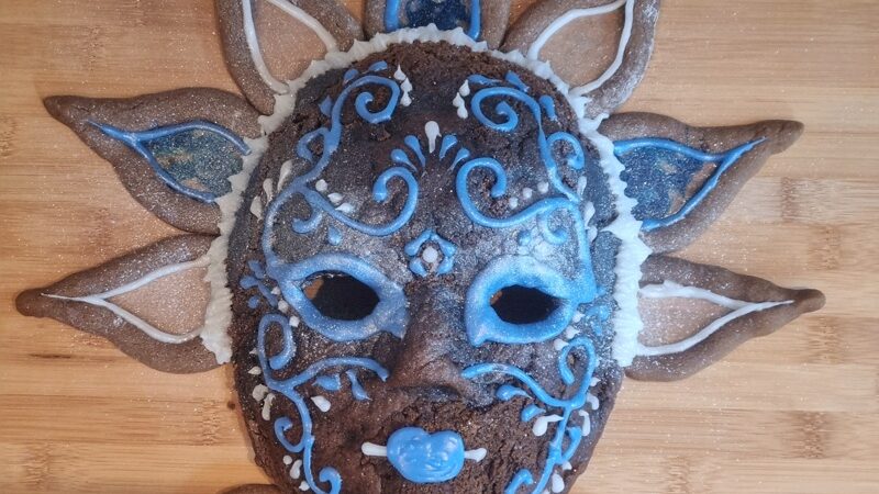 Blue carnival mask - The Great British Bake Off | The Great British ...