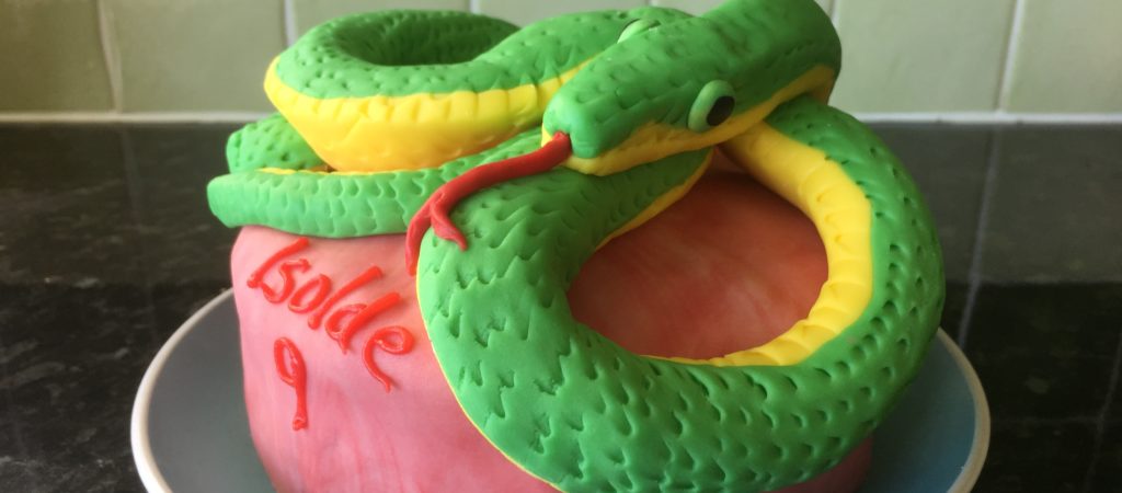 Birthday banana snake bake cake - The Great British Bake Off | The ...