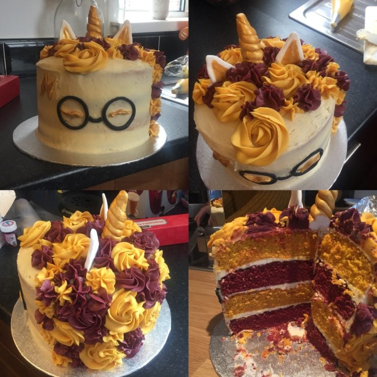 Harry Potter layer cake - The Great British Bake Off | The Great ...