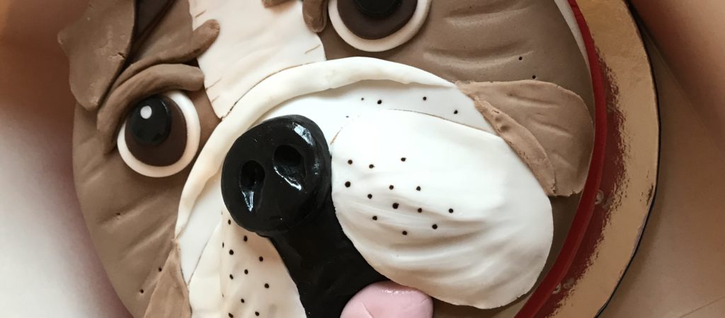 Bulldog cake - The Great British Bake Off | The Great British Bake Off