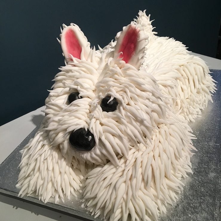 Trevor the Westie Cake - The Great British Bake Off