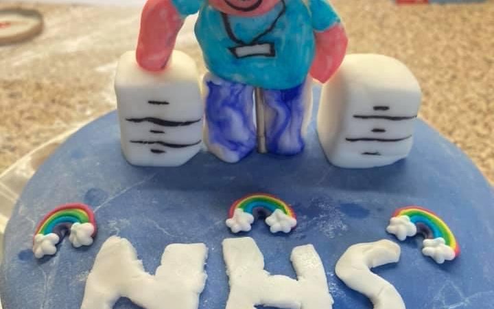 NHS cake - The Great British Bake Off | The Great British Bake Off