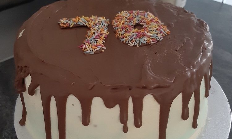 Nana’s 70th birthday cake - The Great British Bake Off | The Great ...