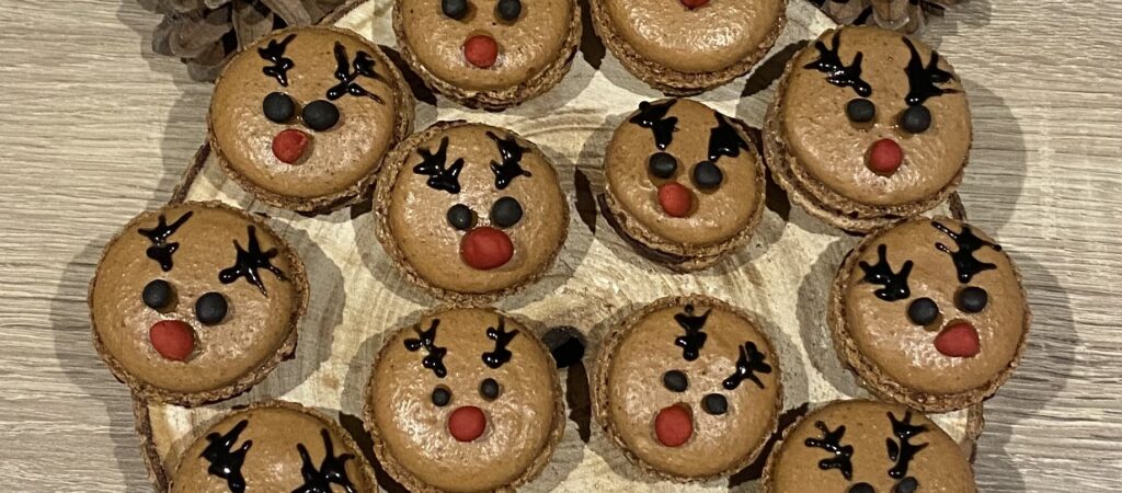 Reindeer chocolate macarons - The Great British Bake Off | The Great ...