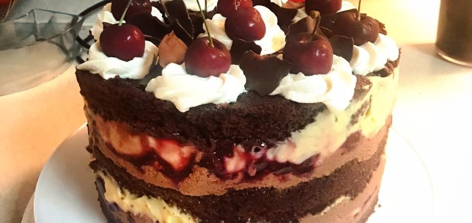 Black Forest gâteau layer cake - The Great British Bake Off | The Great ...