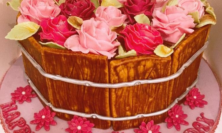 Rose barrel cake - The Great British Bake Off | The Great British Bake Off