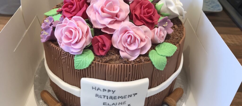 Retirement cake - The Great British Bake Off | The Great British Bake Off