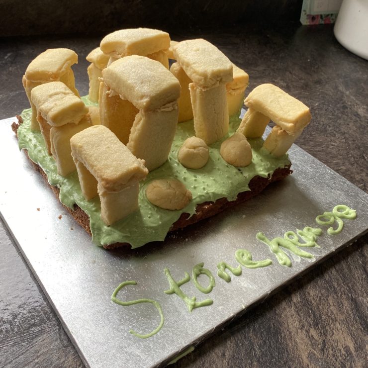 Stonehenge cake - The Great British Bake Off | The Great British Bake Off