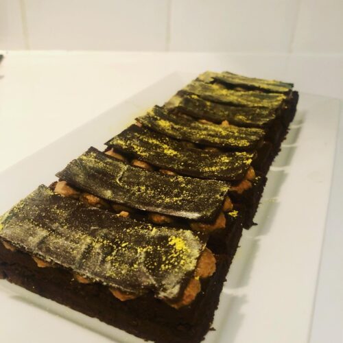 Petit Antoine chocolate slices - The Great British Bake Off