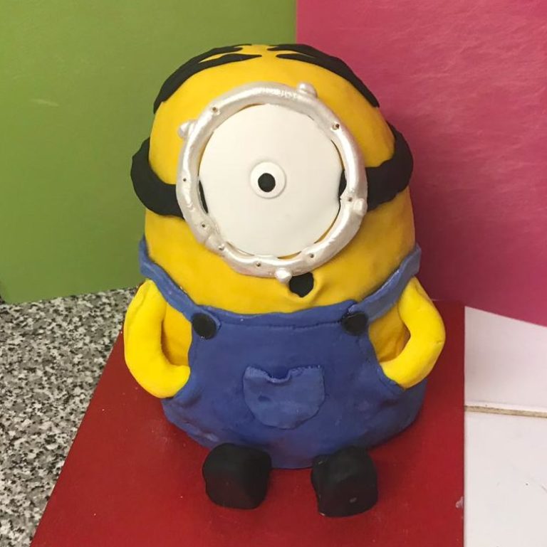 Minion cake - The Great British Bake Off