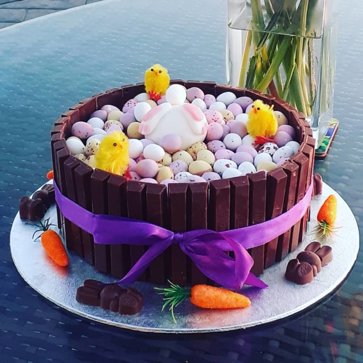 Chocolate Easter sponge cake - The Great British Bake Off