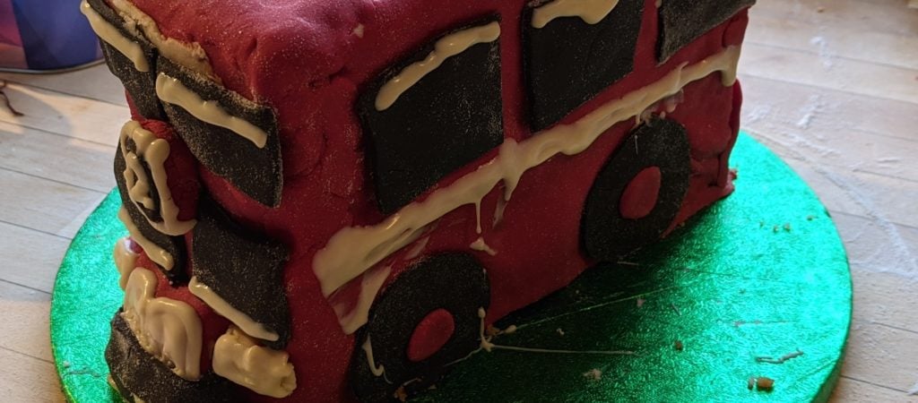 Birthday bus cake - The Great British Bake Off | The Great British Bake Off