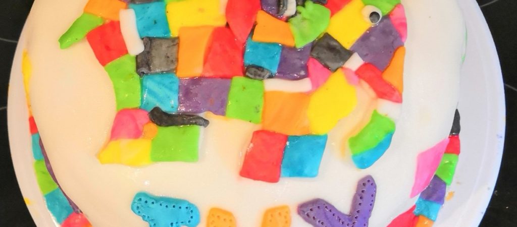 Elmer chequerboard cake - The Great British Bake Off | The Great ...