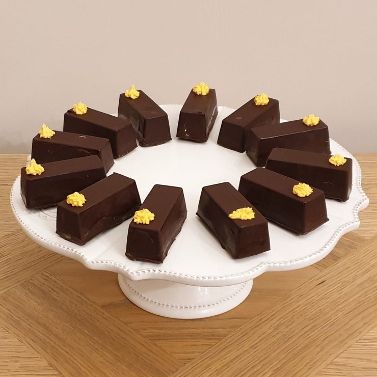 Cardamom chocolate bars - The Great British Bake Off