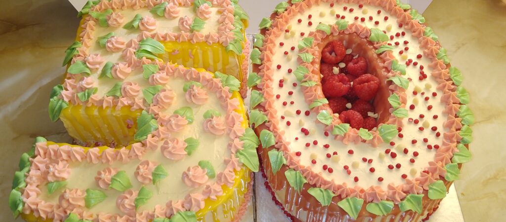 "Hitting 50" cake - The Great British Bake Off | The Great British Bake Off