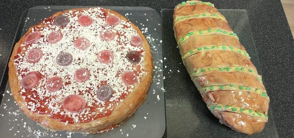 Pizza and garlic bread cakes - The Great British Bake Off | The Great ...