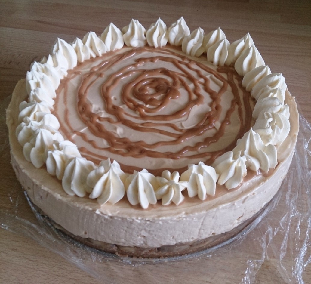 Banoffee cheesecake - The Great British Bake Off