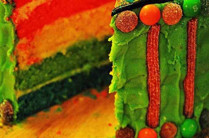 Birthday Colour Explosion Cake - The Great British Bake Off | The Great ...