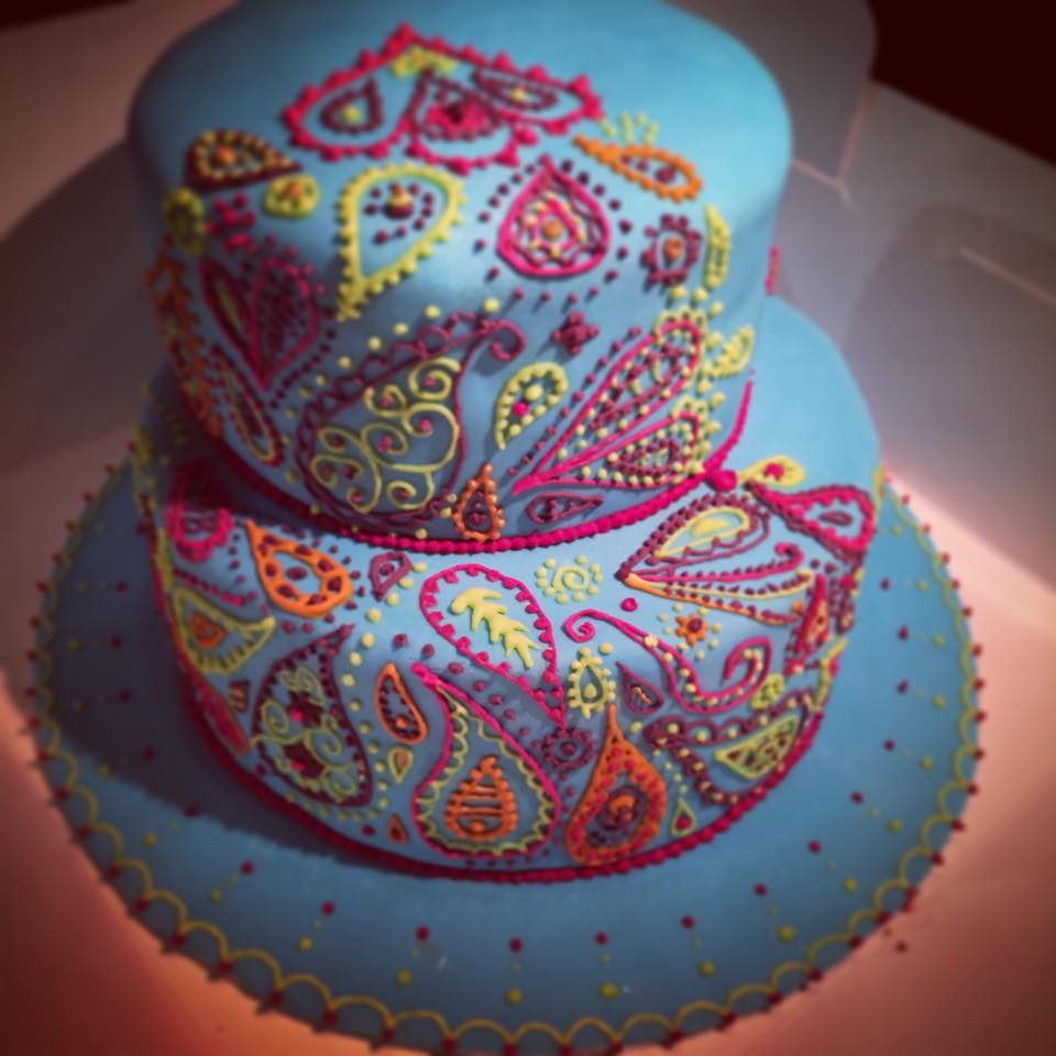 Bollywood Birthday Cake - The Great British Bake Off