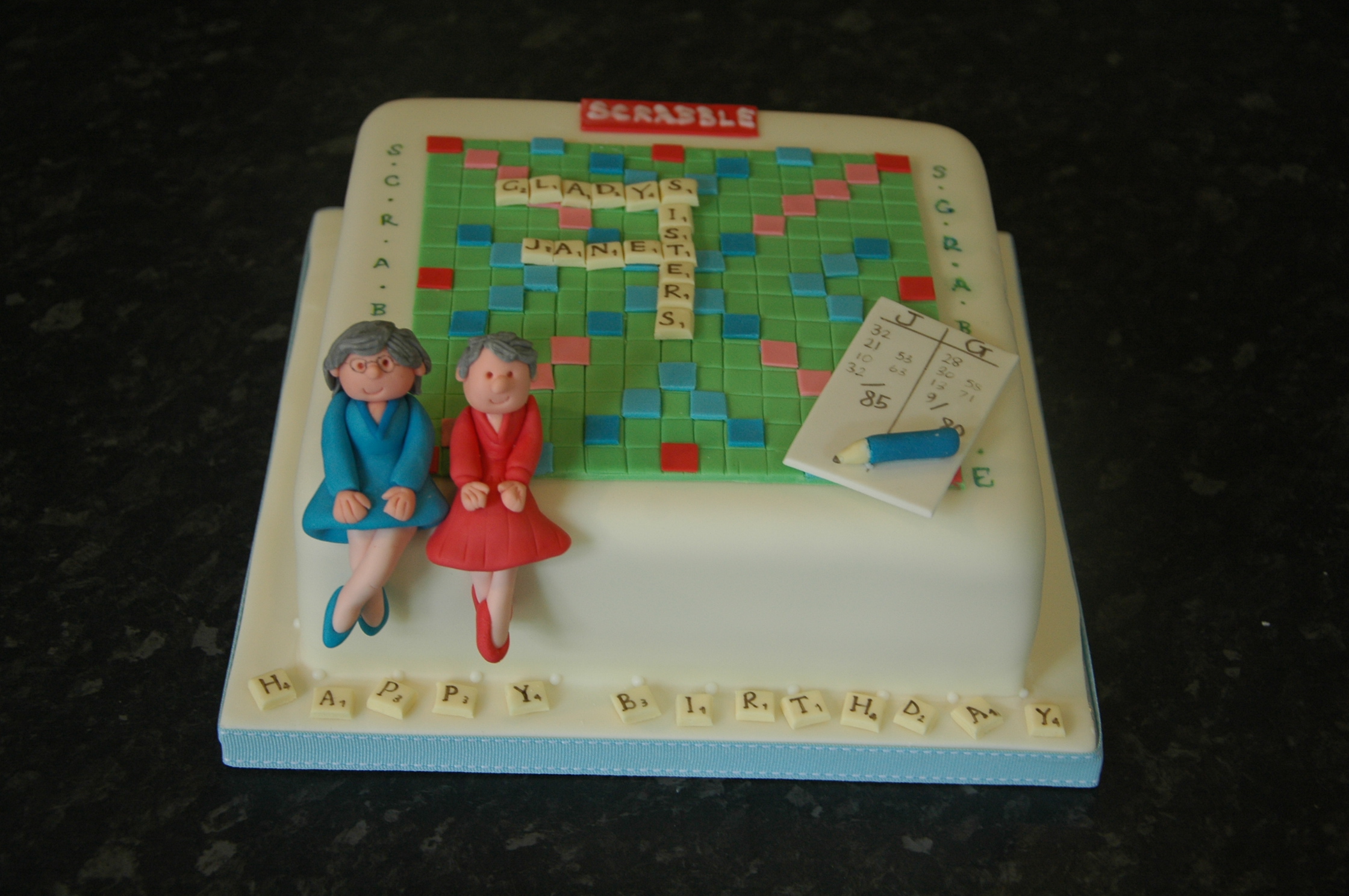 game of Scrabble for 2 sisters - The Great British Bake Off | The Great ...