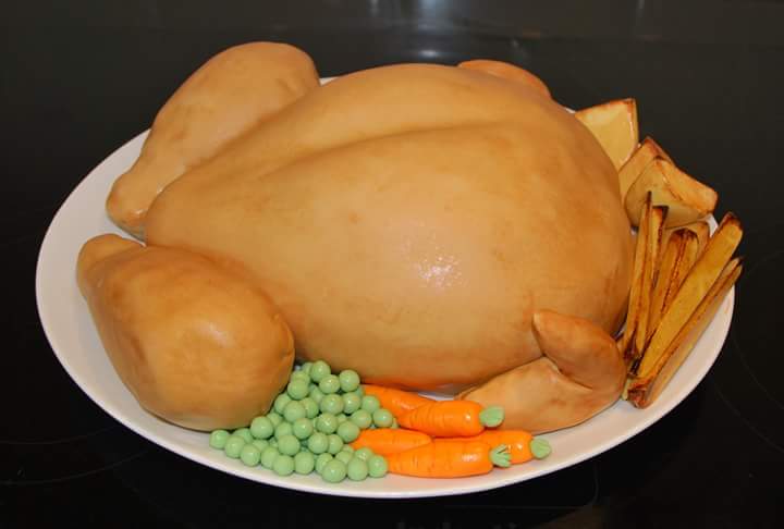 Chicken dinner! - The Great British Bake Off