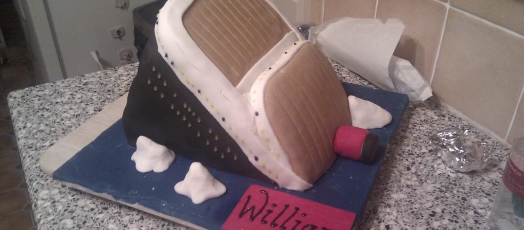 Sinking Titanic Cake - The Great British Bake Off | The Great British ...