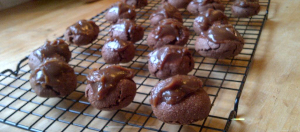 Chocolate Nutty Fudge Macaroons! - The Great British Bake Off | The ...