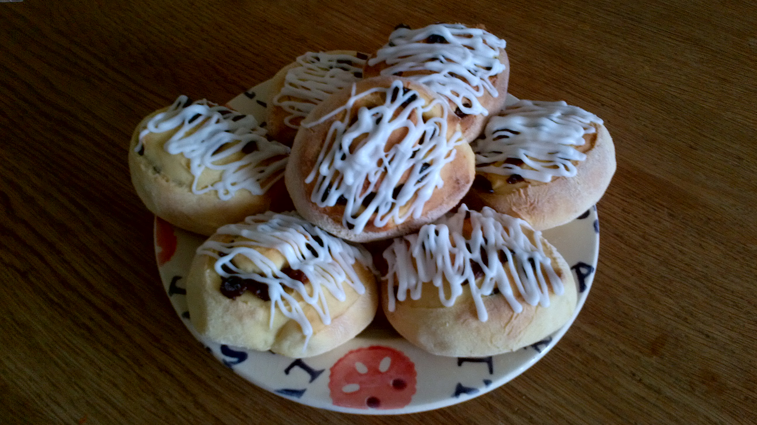 Belgian Bun (my version) - The Great British Bake Off