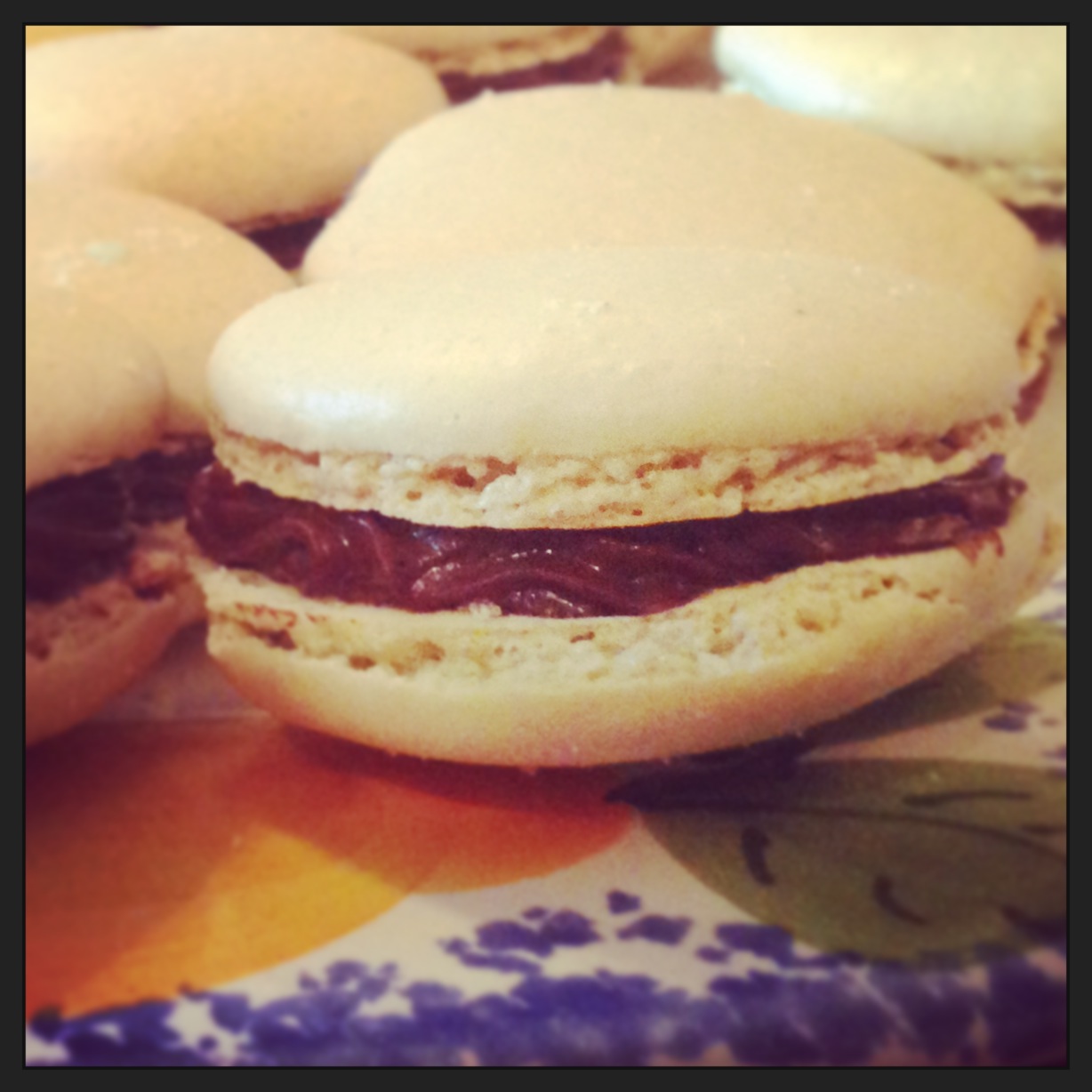 Mint Chocolate Macarons - The Great British Bake Off