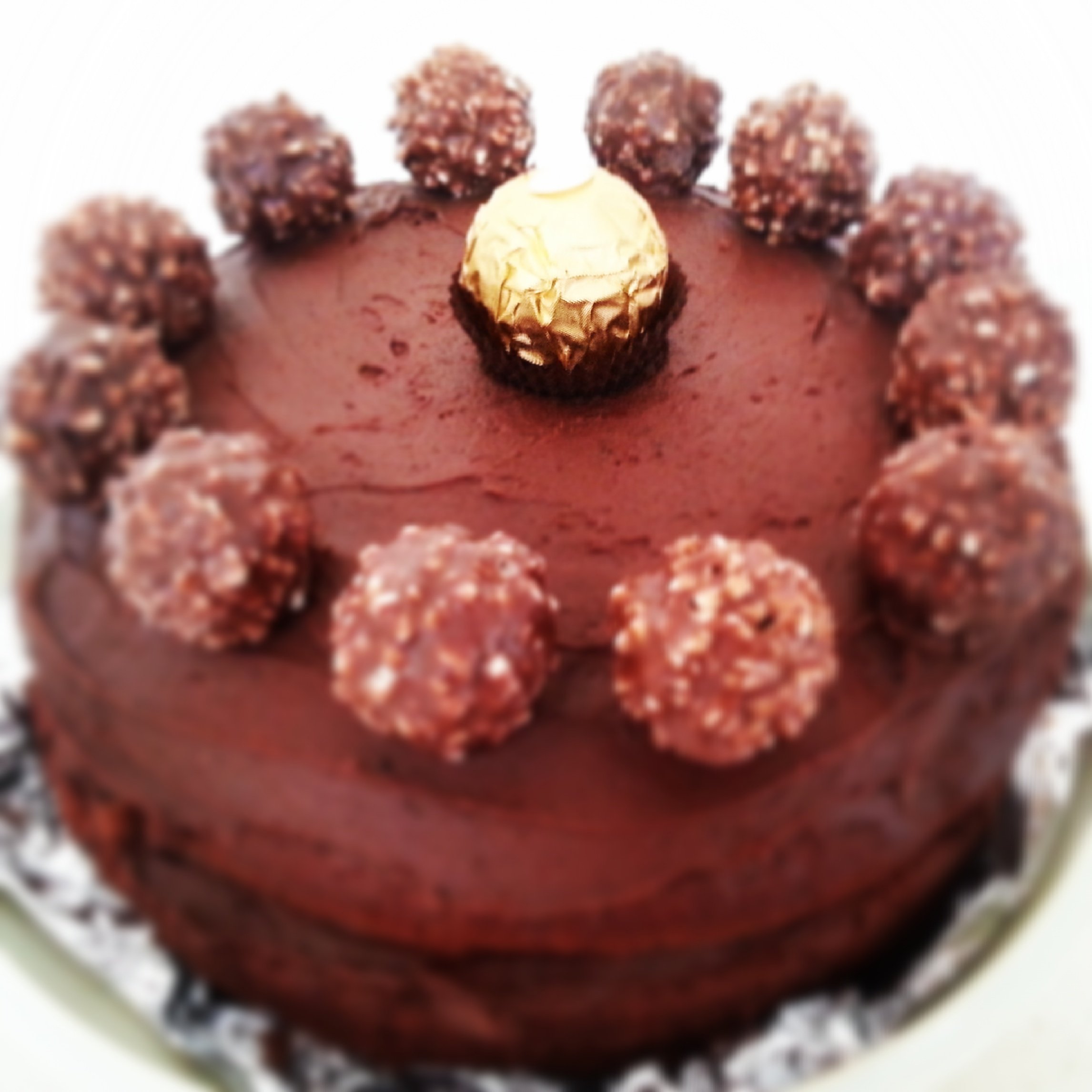 Ferrero Rocher Tribute Cake - The Great British Bake Off