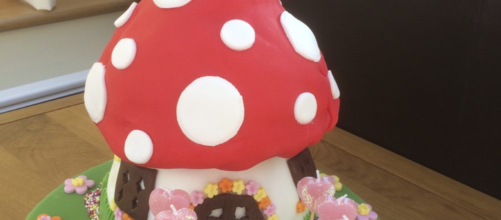 Fairy toadstool birthday cake - The Great British Bake Off | The Great ...