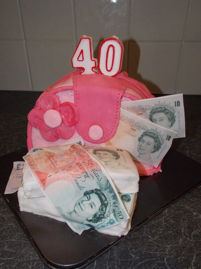 40th birthday cake - The Great British Bake Off