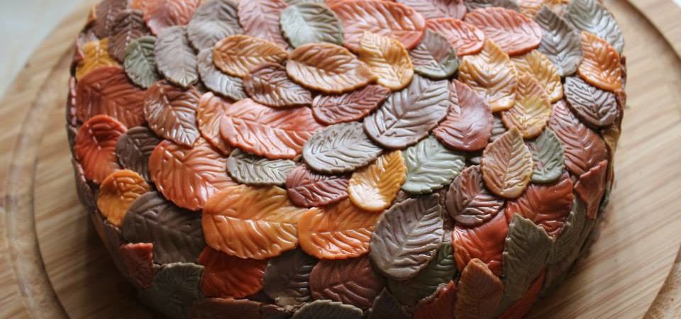 Autumn Leaf Cake - The Great British Bake Off | The Great British Bake Off