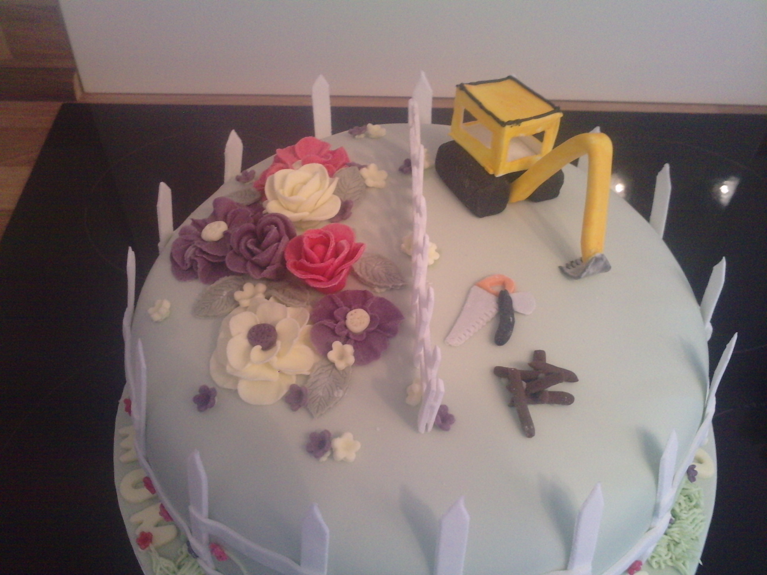 Mum & Dad's 70th Birthday Cake - The Great British Bake Off | The Great ...