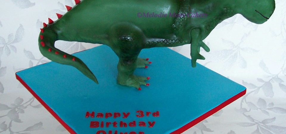 3D T-Rex cake - The Great British Bake Off | The Great British Bake Off