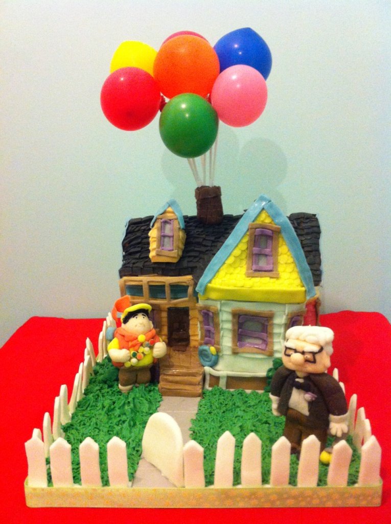 House and characters from Up! - The Great British Bake Off
